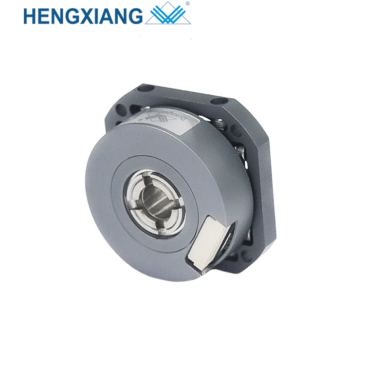 MPN35 6/8mm hollow shaft multi turn absolute encoder 24+16 bits flange ...